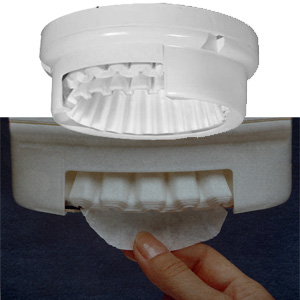 Almond Pop-A-Filter Coffee Filter Dispenser